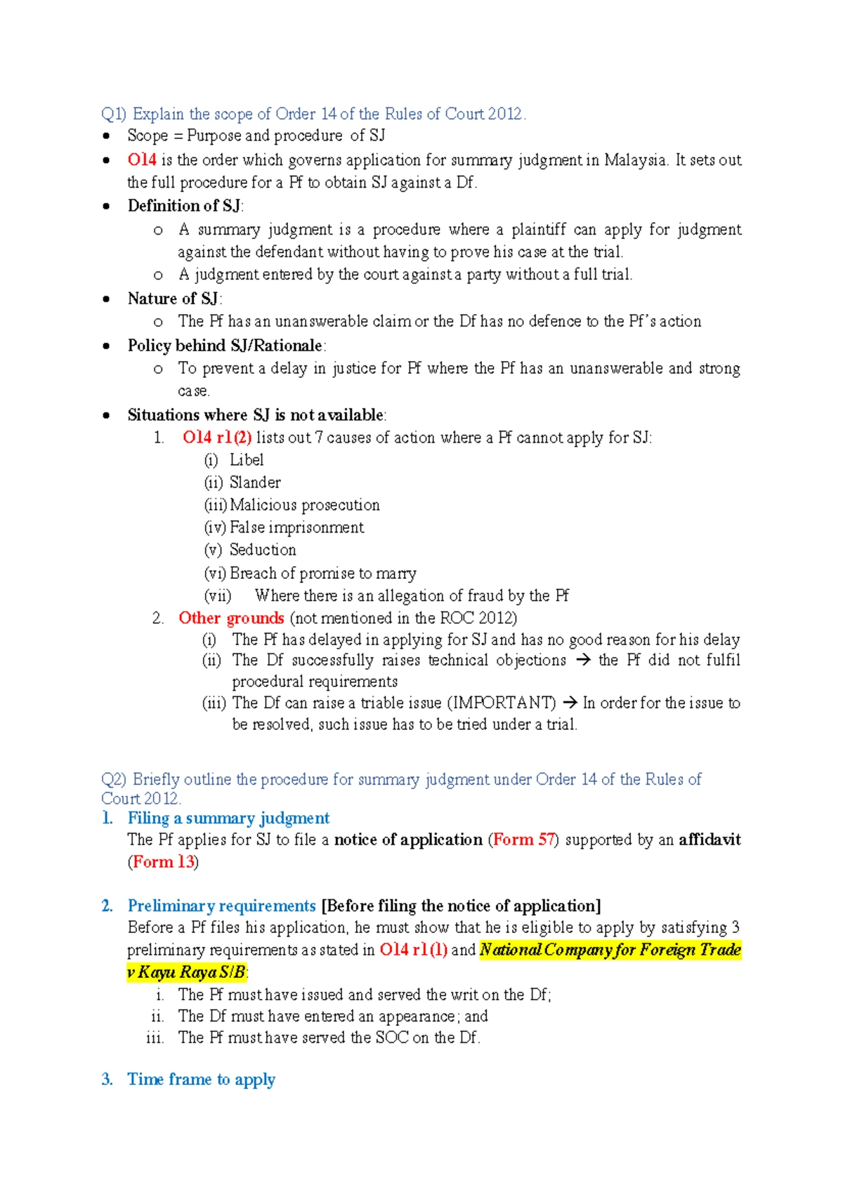 WRIT Saman DAN Penyata Tuntutan - MIMI & Associates - 2020/ LAD5033 ...
