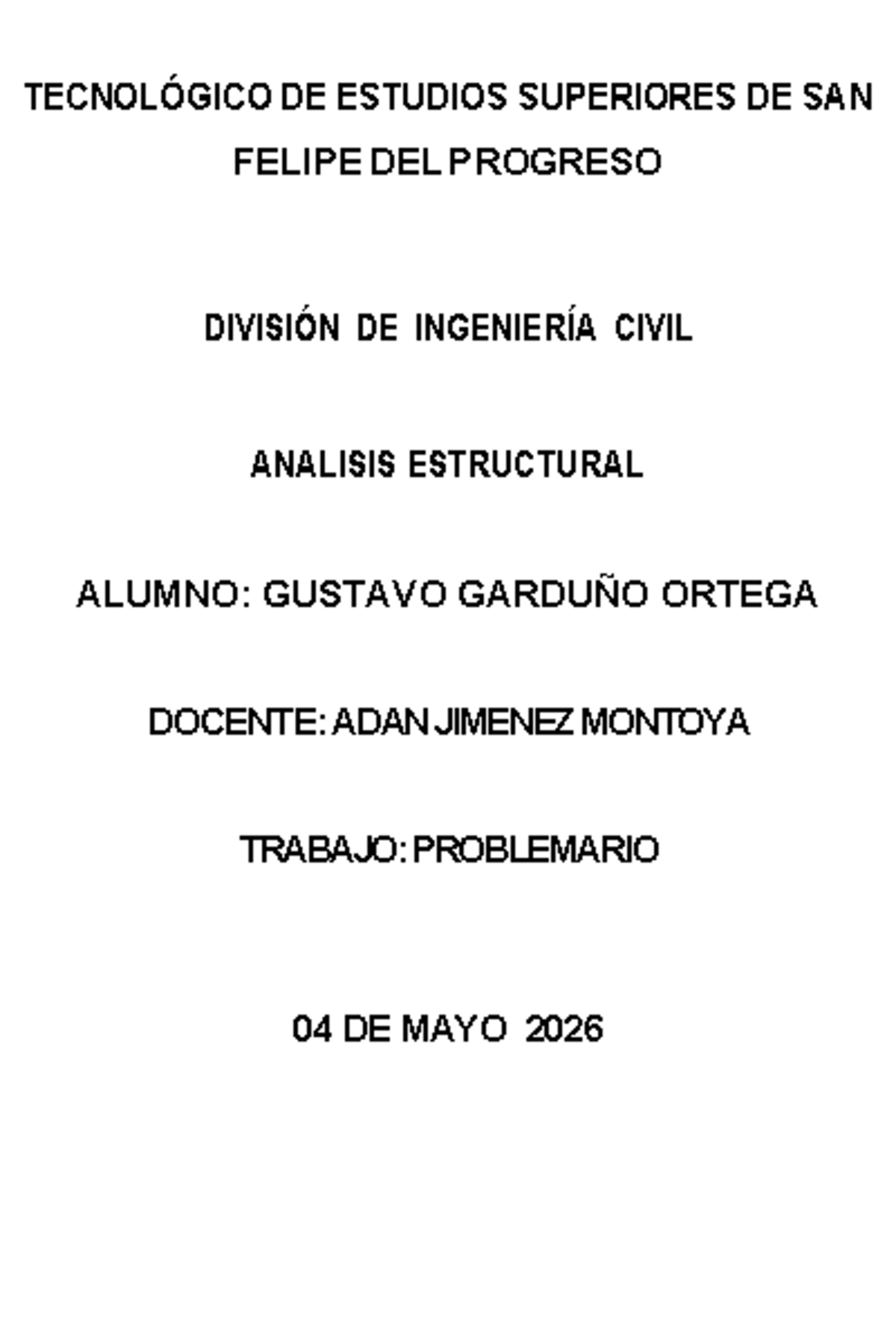 Problemario Gustavo Garduño - hidraulica - TECNOLÓGICO DE ESTUDIOS ...