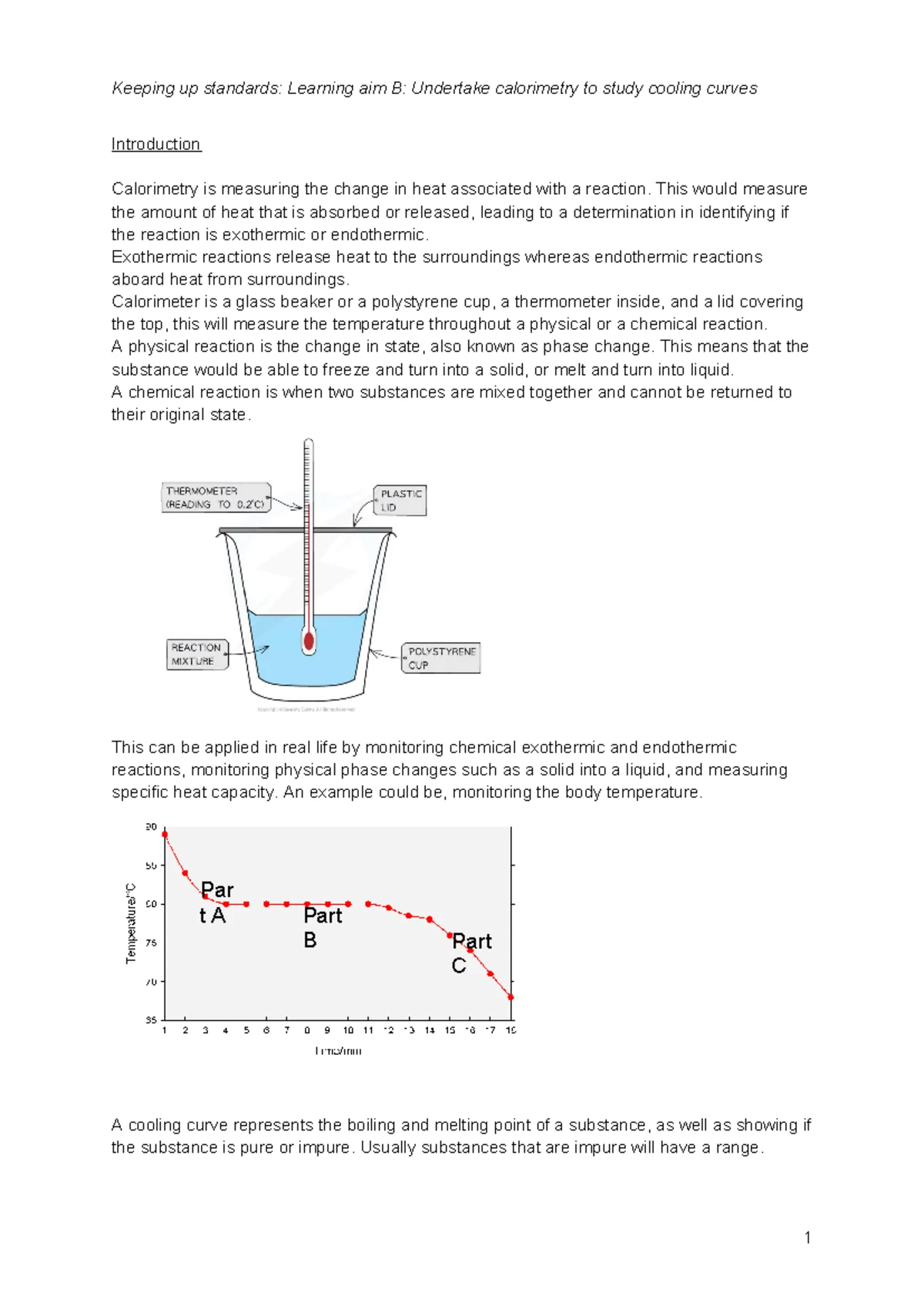 Btec Level 3 Applied Science Unit 2 Practical Scientific Procedures And Techniques Learning Aim