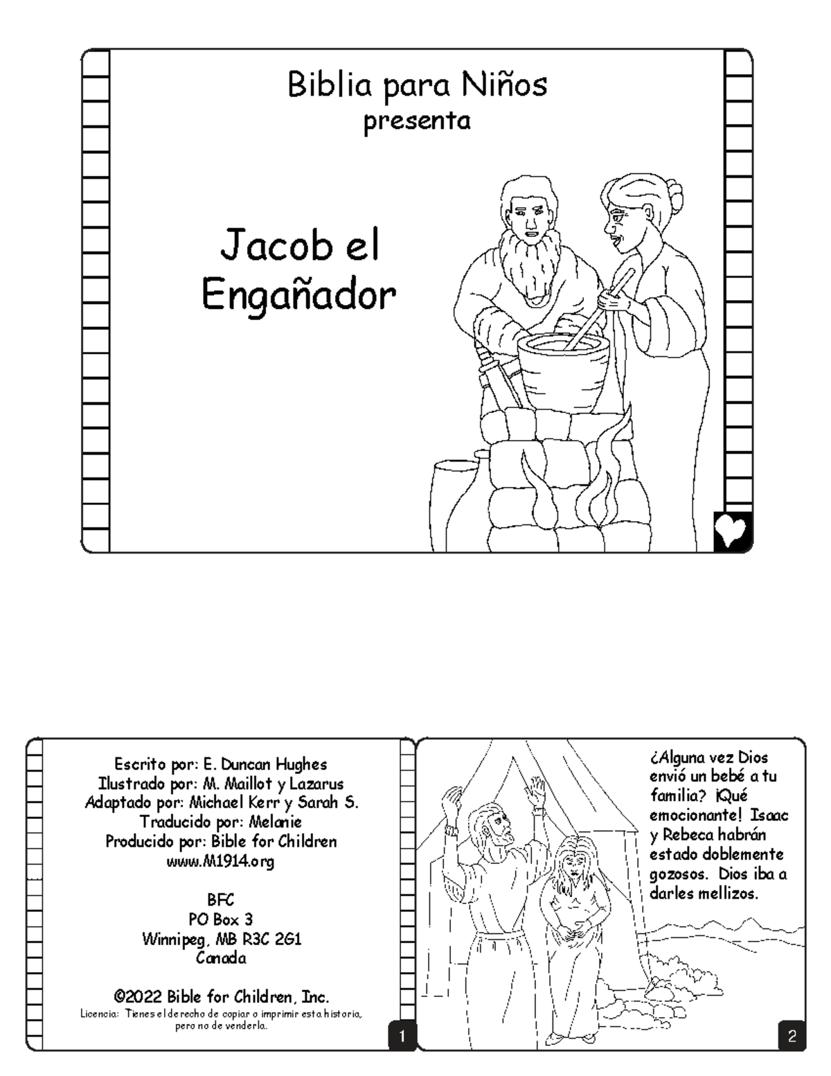 CB6: Jacob el Engañador - Historia Bíblica para Niños - Studocu