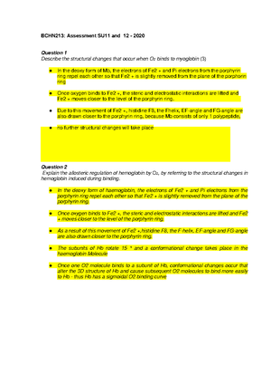 [Solved] Secondary structure - Introductory Biochemistry (BCHN 213 ...
