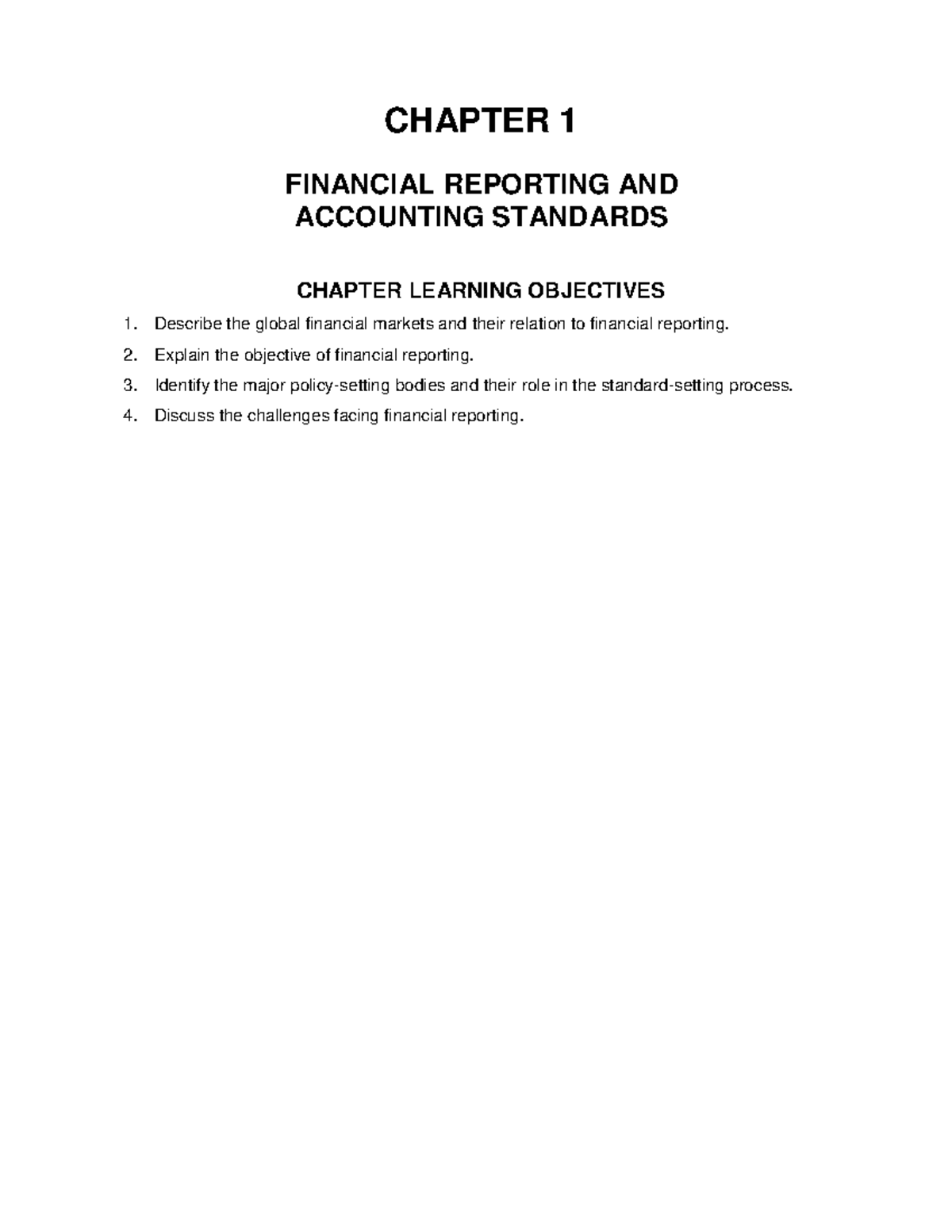 Test Bank for Intermediate Accounting: IFRS Edition, Chapter 1 Overview ...