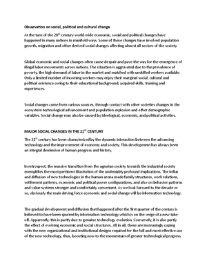 B. UCSP UNIT 1, Lesson 2 Observations About Social, Political Behavior ...