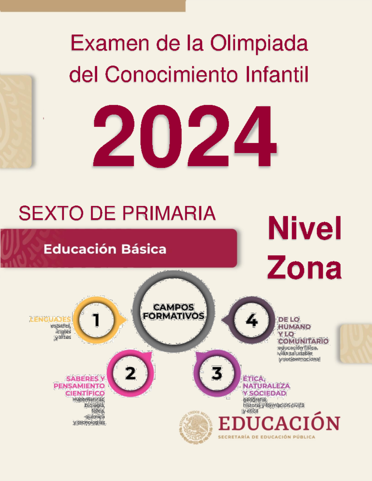Examen Final OCI Nivel Zona 2024 - Conocimiento Infantil - Studocu