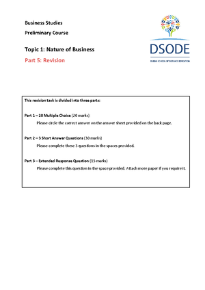 HSC Business Studies - Case Study - Textbook Case Studies Marketing ...