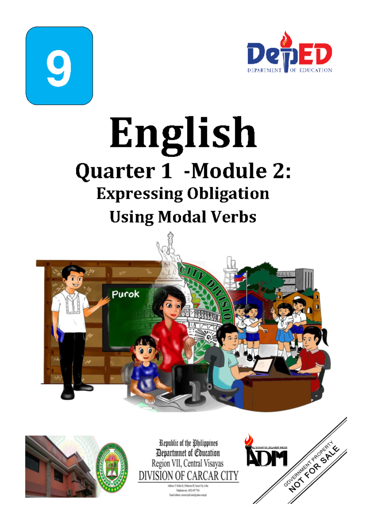 English 9 SLM Q1 M2: Mastering Modals of Obligation - Studocu