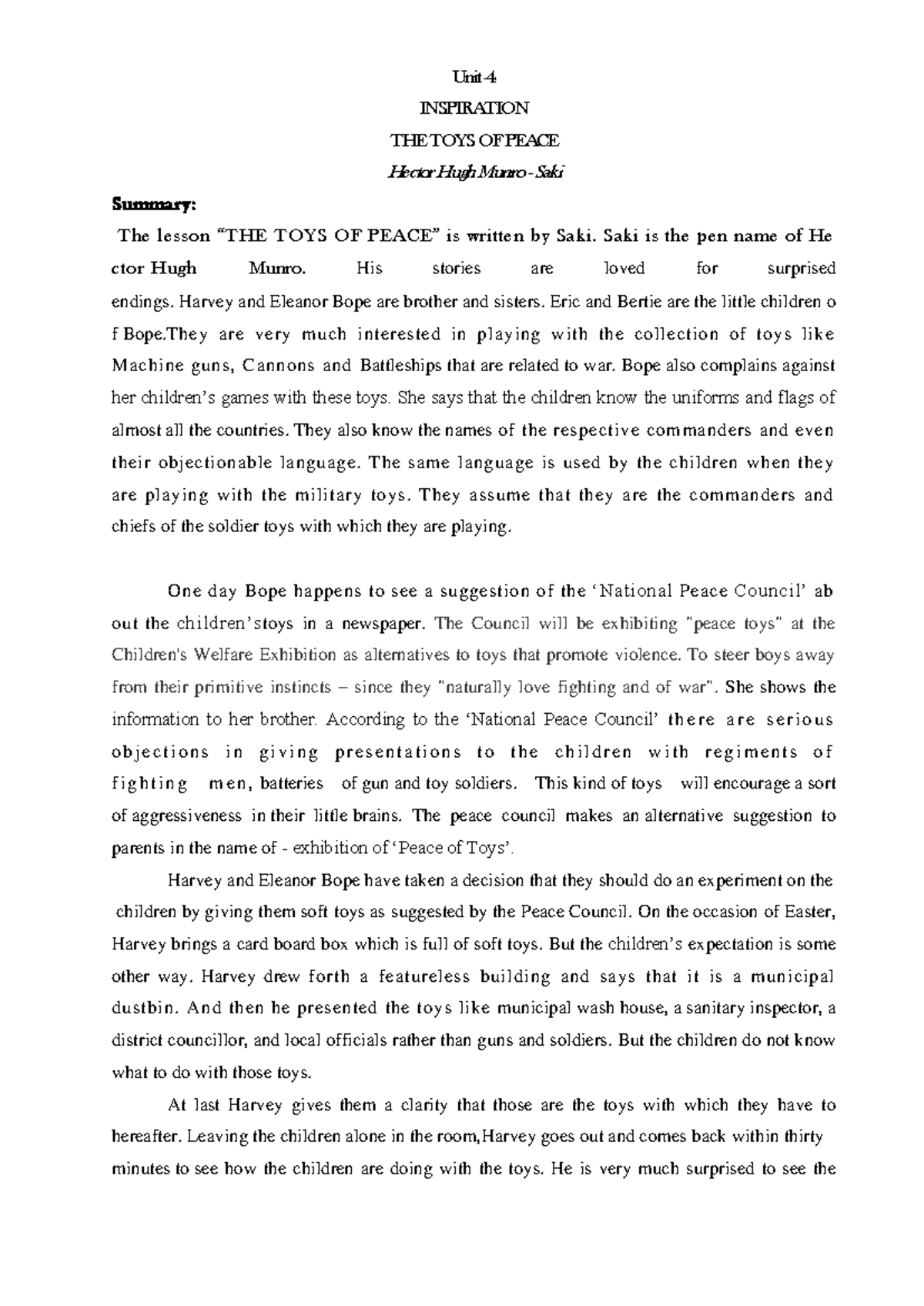 CE ak23 Unit 4 & 5 - Communicative English Summary and Insights - Studocu