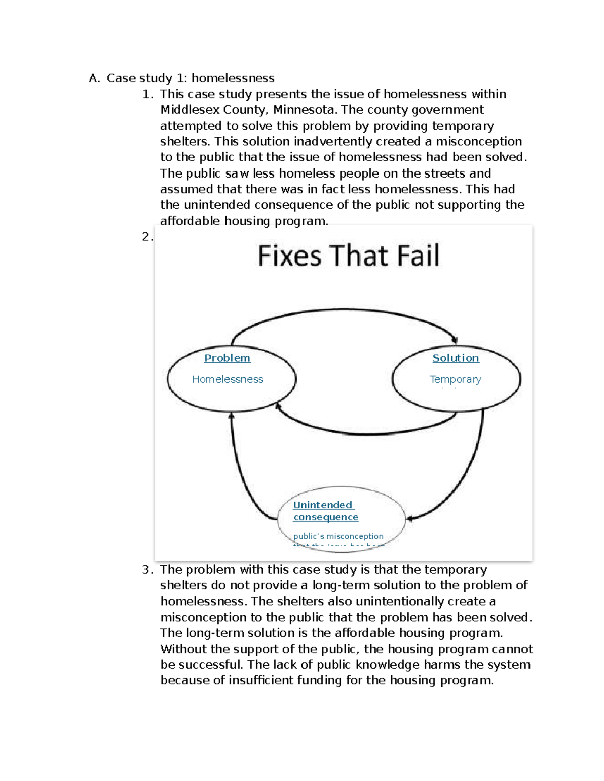 A. Case Study 1: Homelessness in Middlesex County, MN - Misconceptions ...