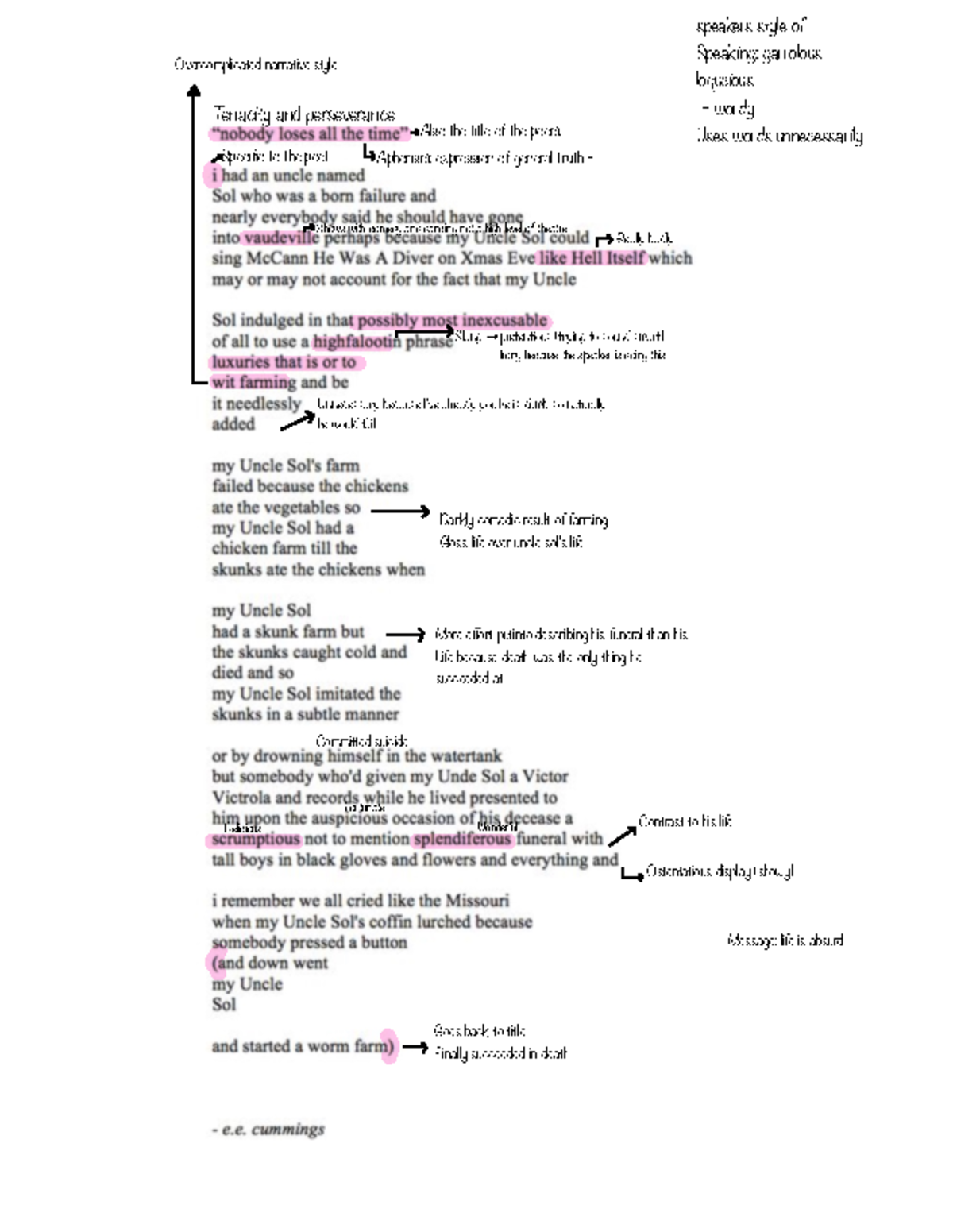 Poem Analysis: "Nobody Loses All the Time" Insights & Themes - Studocu