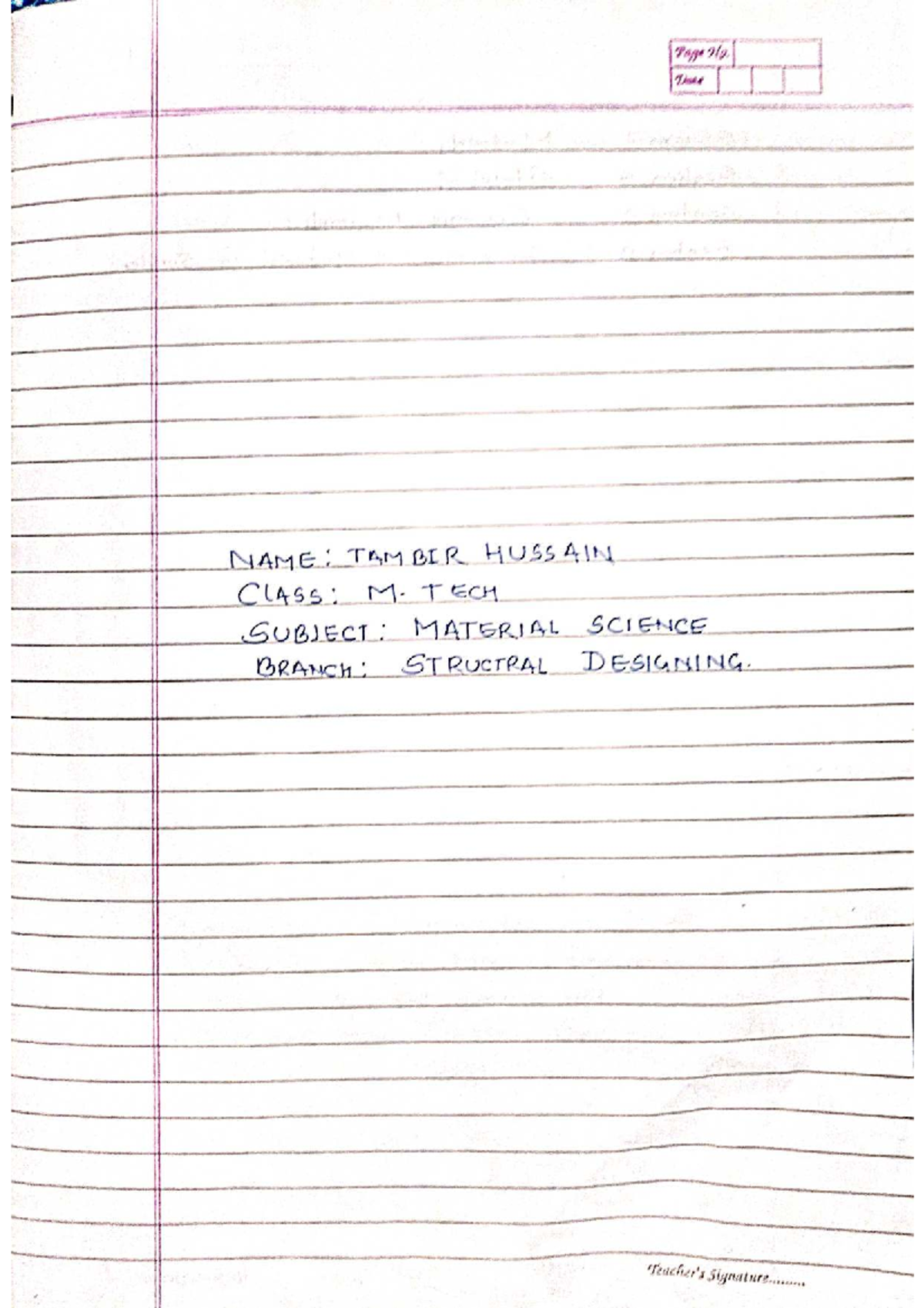Material Science Notes: M. Tech 1st Sem - Material Classification and ...