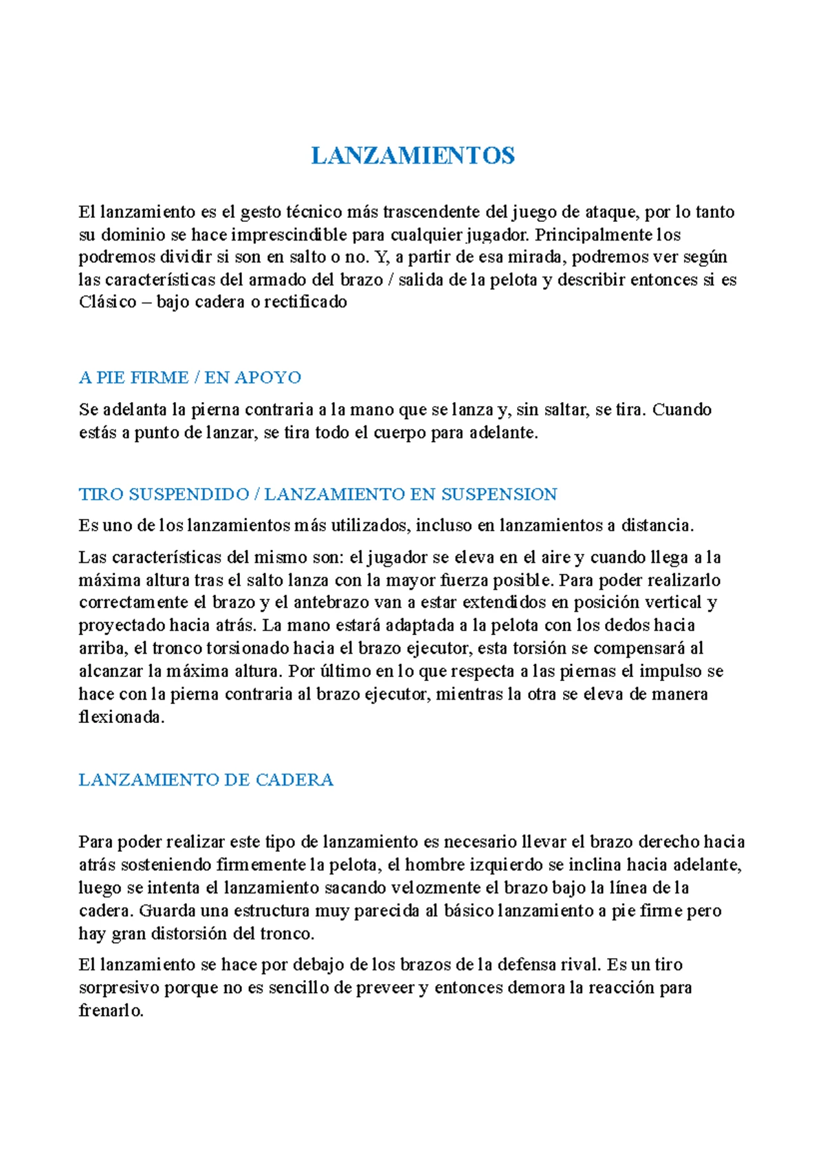 Historia del Handball: Desde sus Orígenes hasta la Actualidad - Studocu