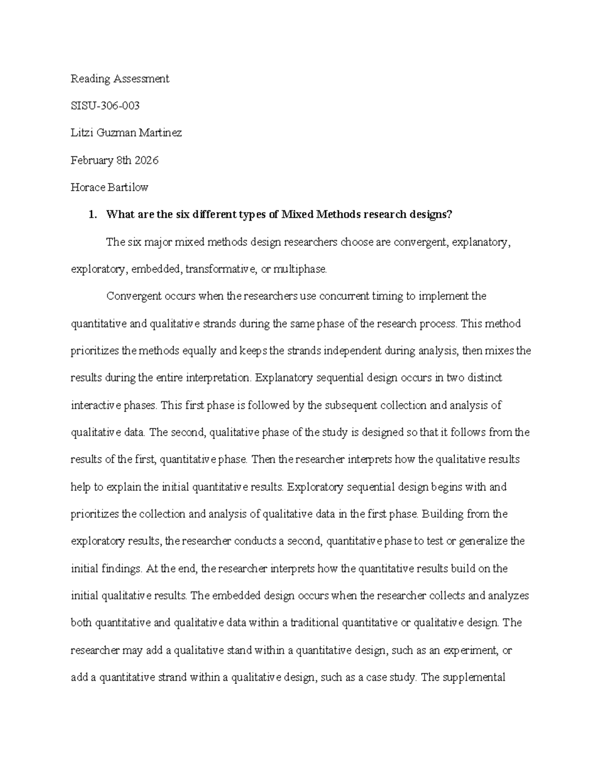 Mixed Methods Research Designs: A Comprehensive Overview (Course Code ...