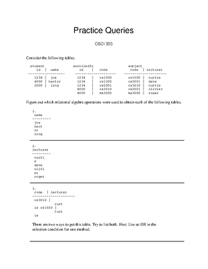 Entity Relationship Diagram Exercises and Answers.pdf - Entity ...