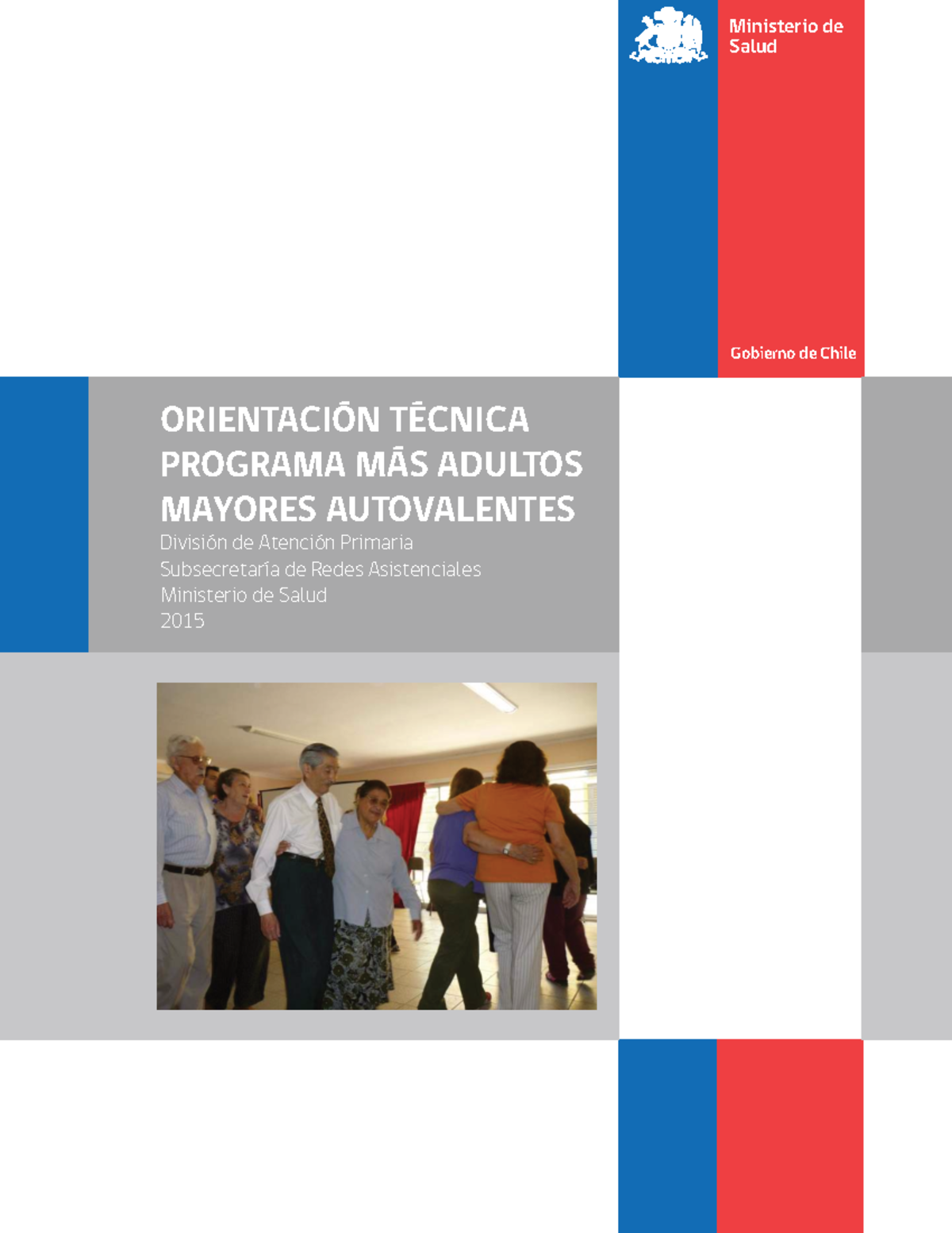 Orientación Técnica del Programa Más Adultos Mayores Autovalentes ...