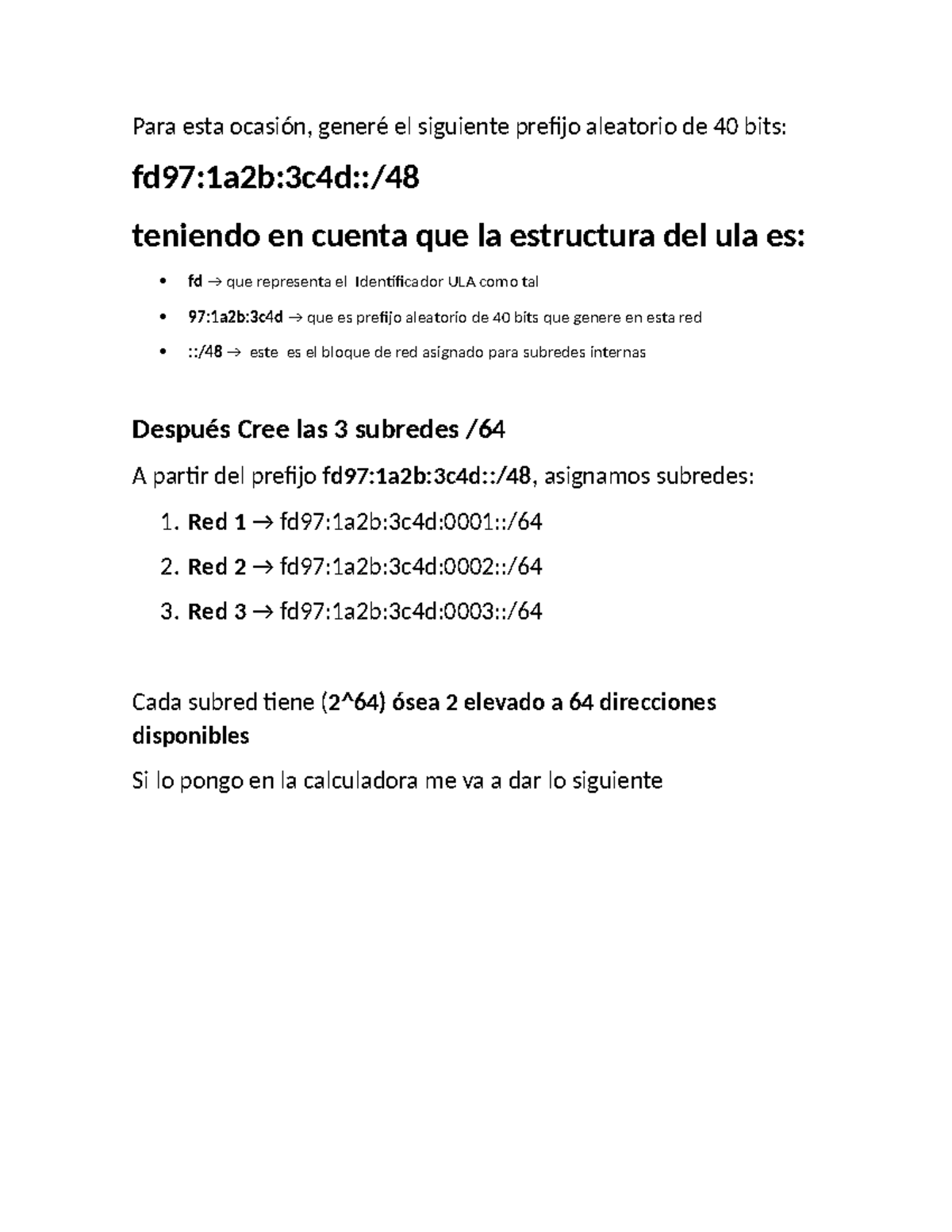 Subnetting IPv6 Based on ULA: Random Prefix and Address Assignment ...