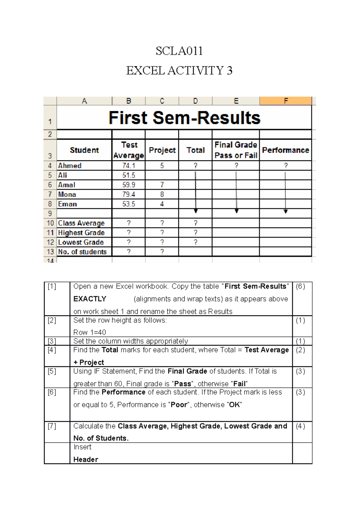 SCLA011 Computer Literacy Practical & Theory Exam Papers 2023 - Studocu