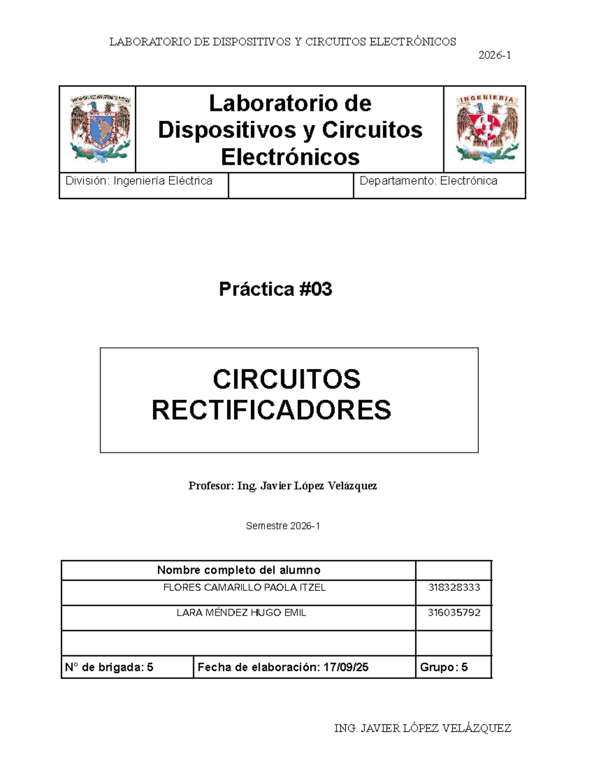 Práctica 3: Circuitos Rectificadores en Dispositivos y Circuitos Electrónicos - Studocu
