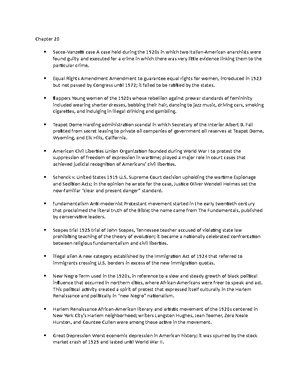 HIST 1302 Exam 2 Study Guide - HIST 1302: History of the United States ...