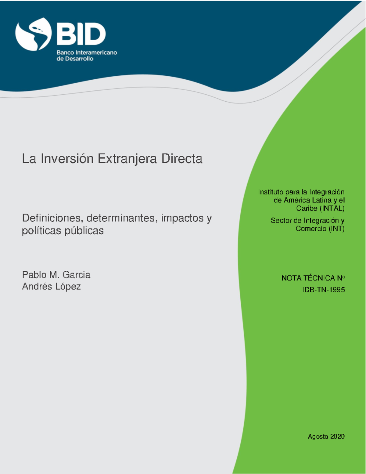 La Inversión Extranjera Directa: Definiciones, Impactos y Políticas ...