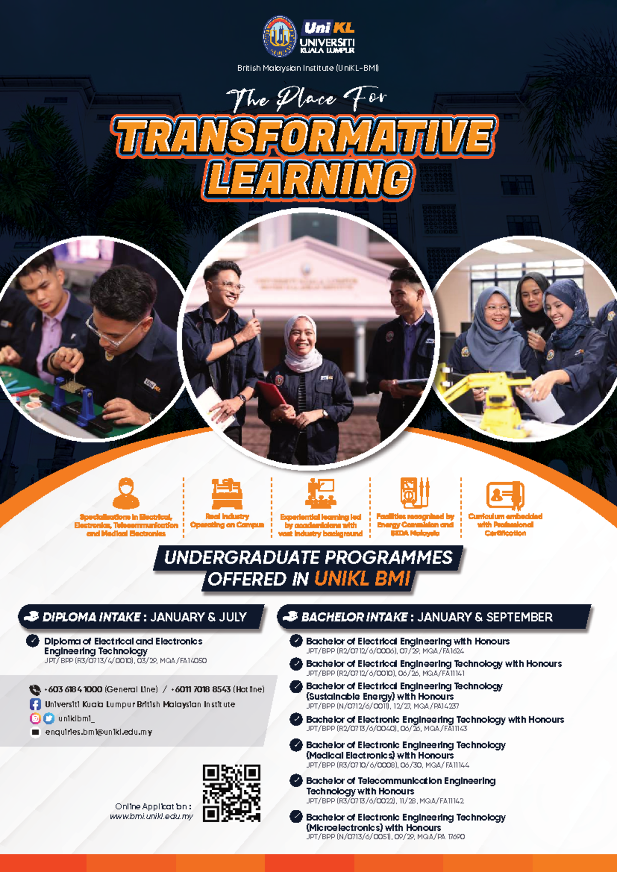 Transformative Learning Flyers for UNIKL BMI Programmes - Studocu