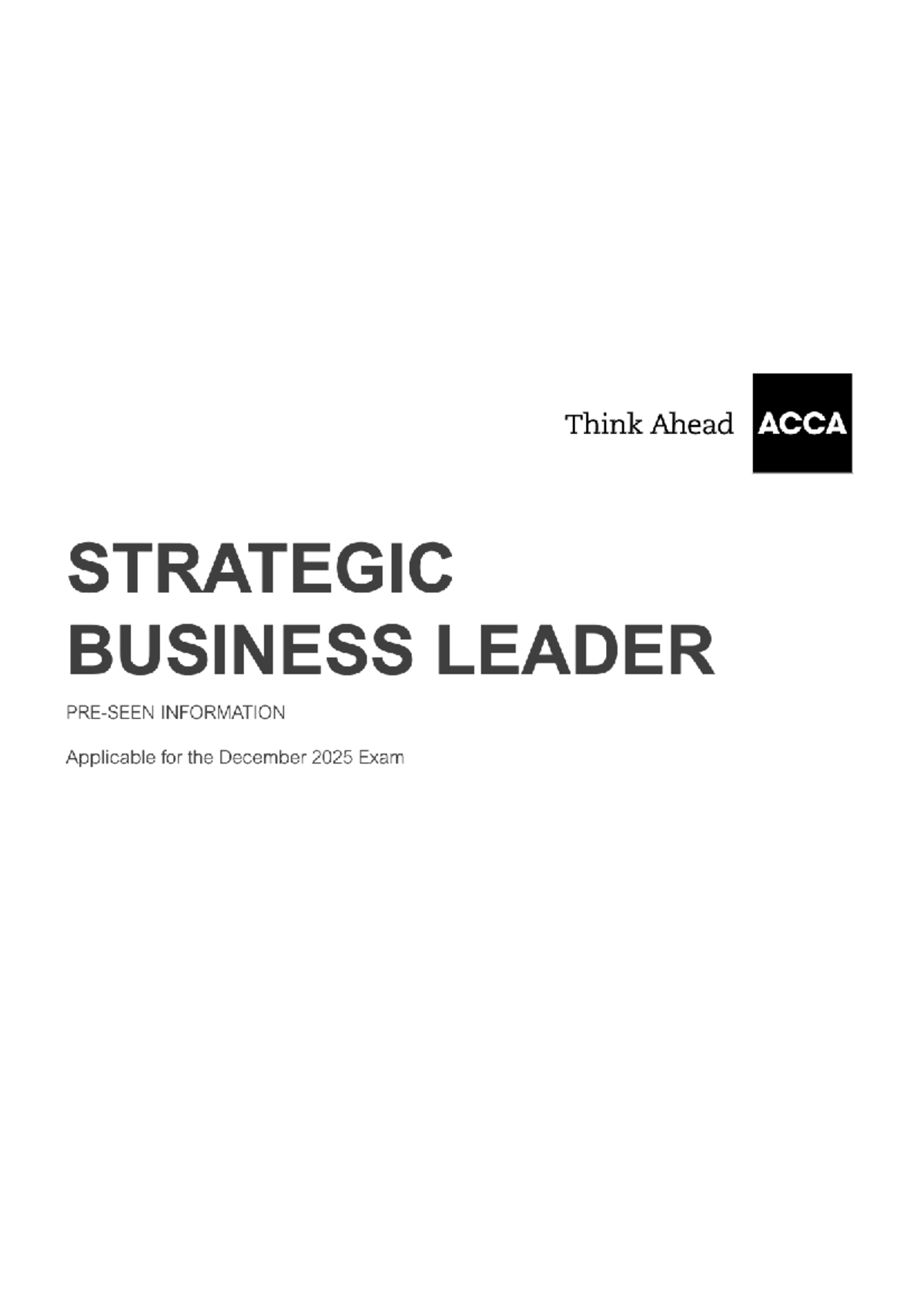 Levwell plc: Strategic Business Leadership for December 2025 Exam - Studocu