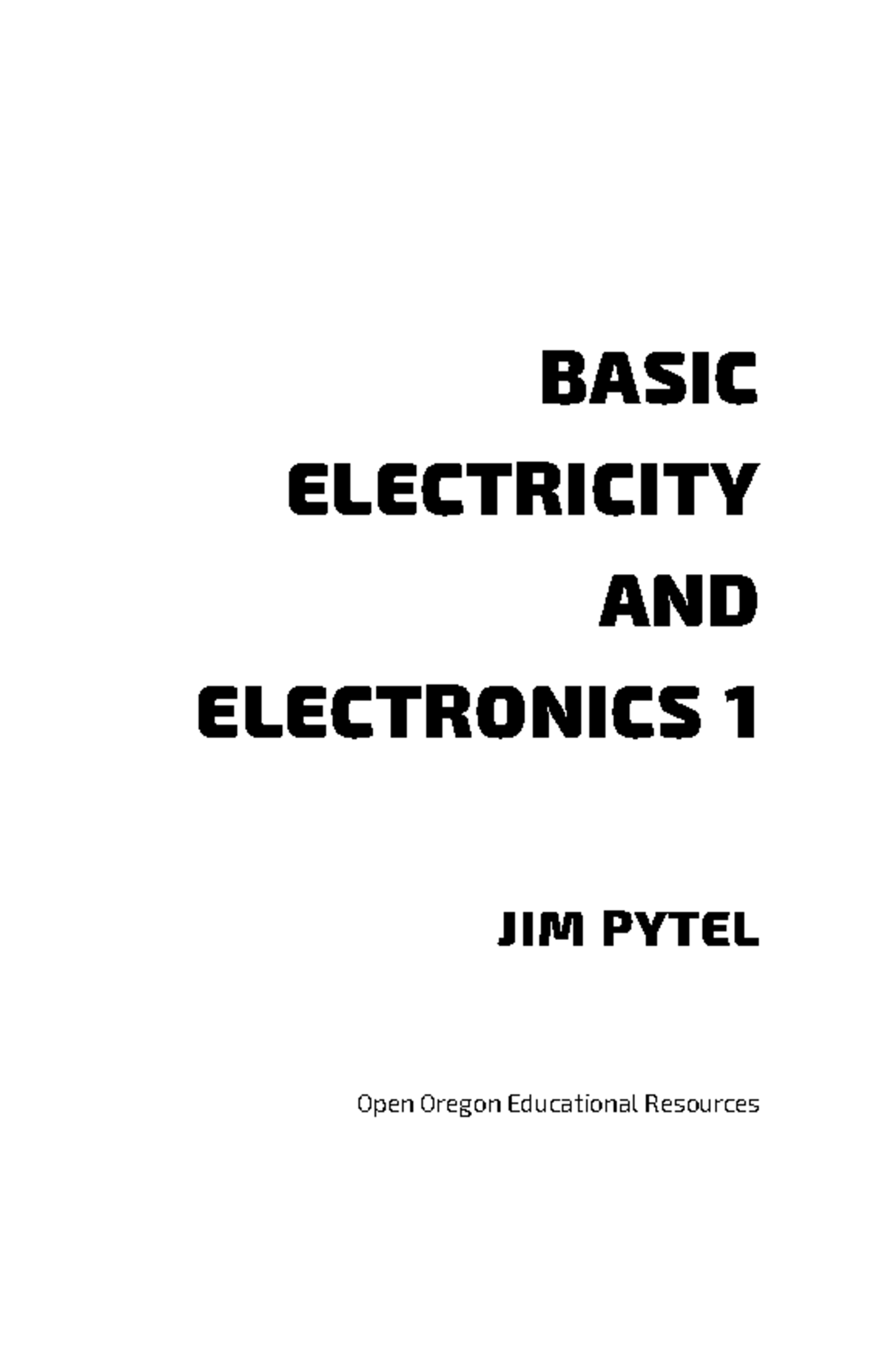 BASIC ELECTRICITY AND ELECTRONICS 1: UNIT STUDY GUIDE - Studocu