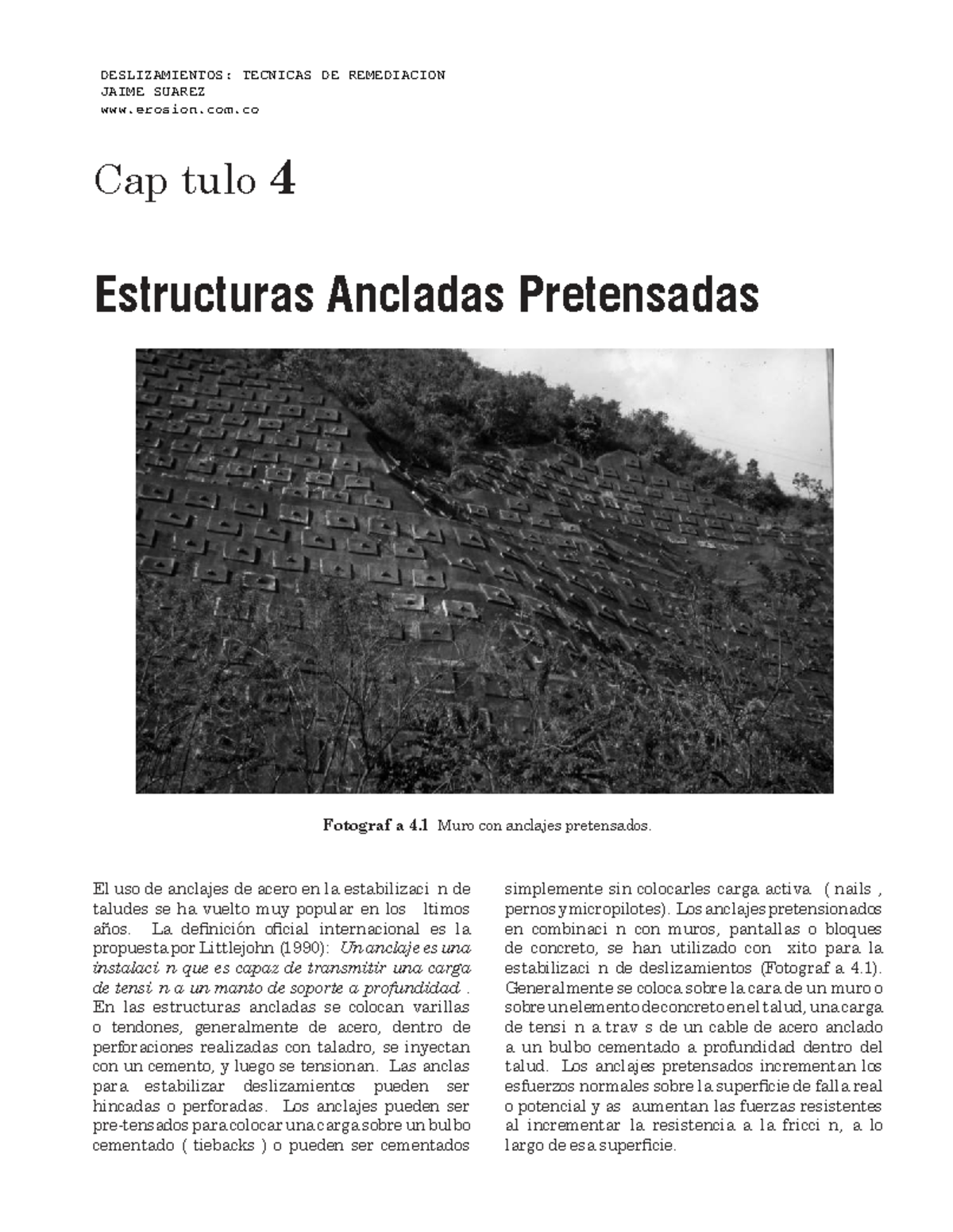 Estructuras Ancladas Pretensadas: Técnicas de Remediación en ...