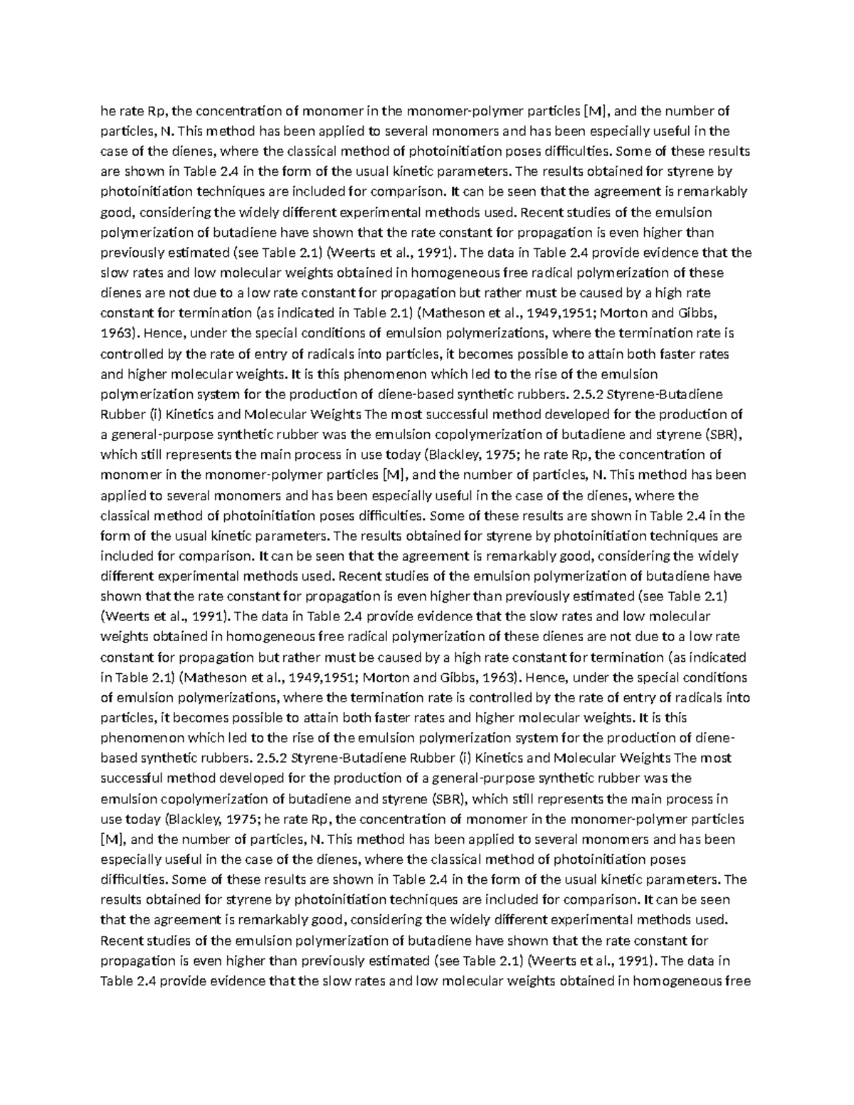 Kinetics of Monomer Concentration in Emulsion Polymerization (CHEM 301 ...