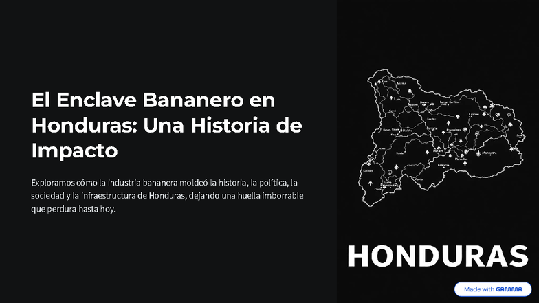 El Enclave Bananero en Honduras: Impacto Histórico y Social - Studocu