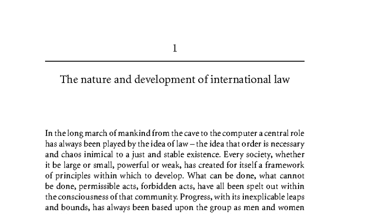 Project 2 (1)(1) - Read - 1 The nature and development of international ...