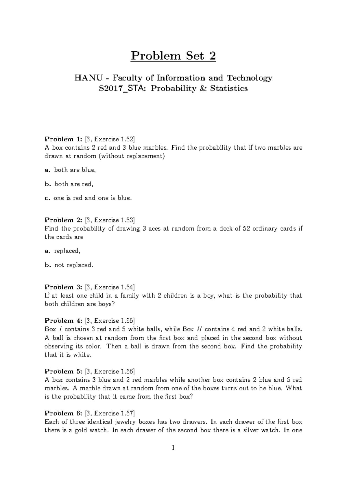 Homework 2 - Slide bài giảng của giáo viên trong nhiều môn ở Hanu ...
