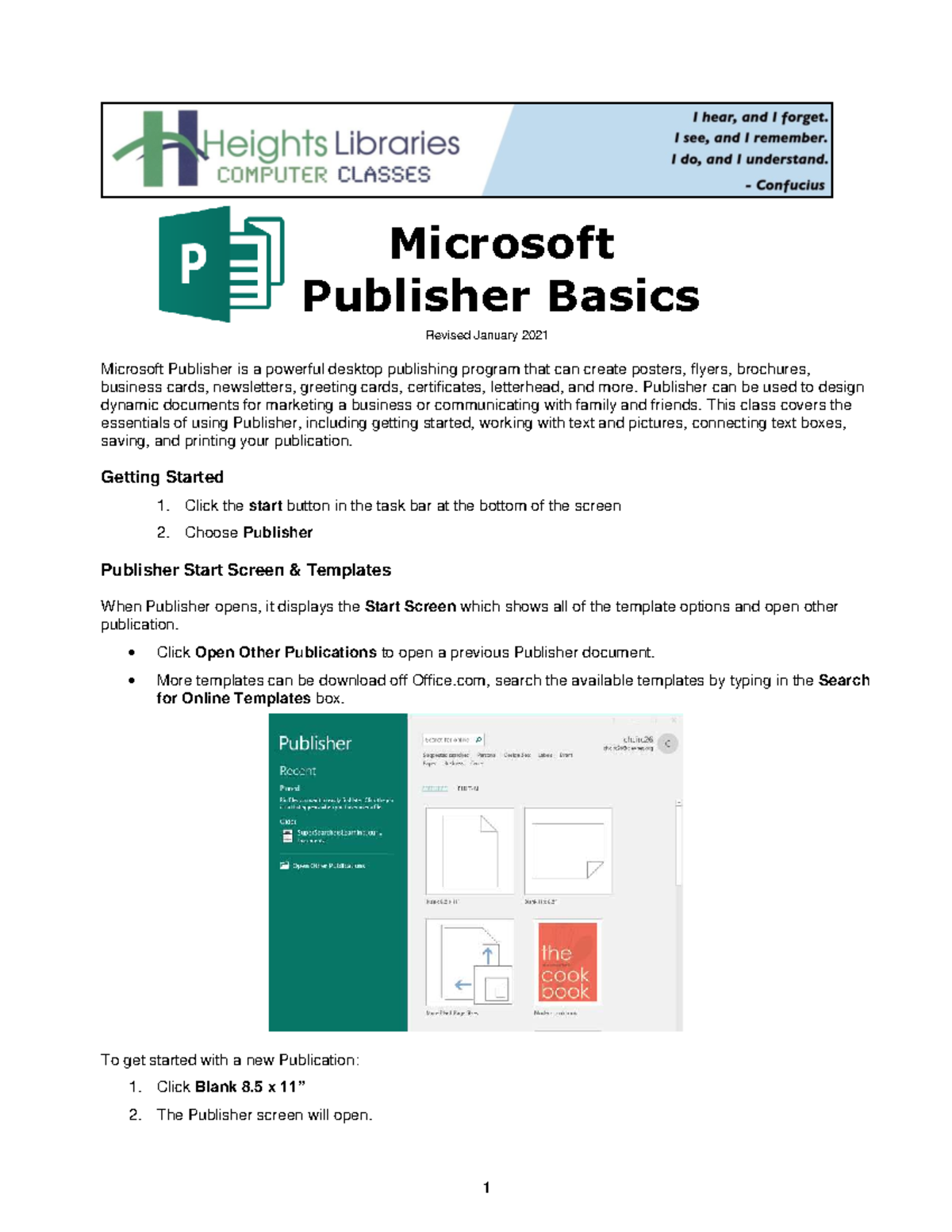 Microsoft Publisher Basics: Essential Guide (2021) - Studocu