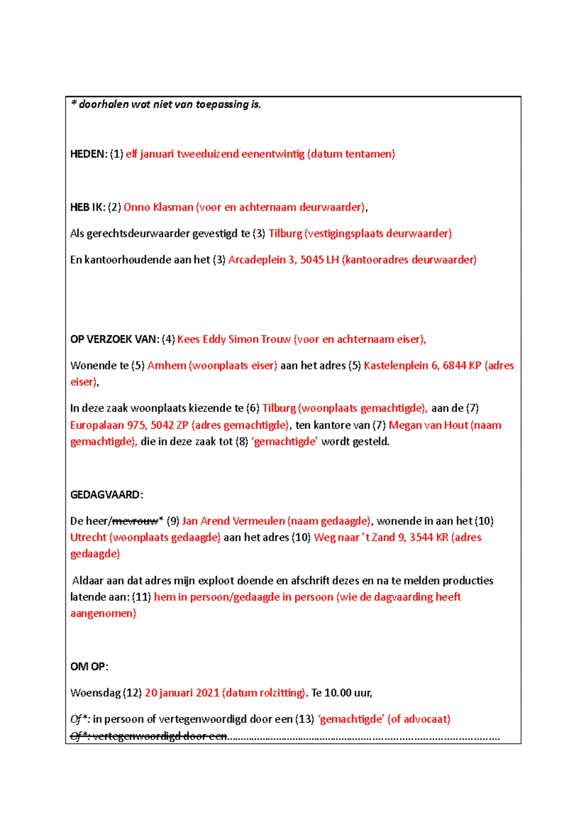 Juridische adviesbrieven voorbeelden - Juridisch advieskantoor 2B Sure ...