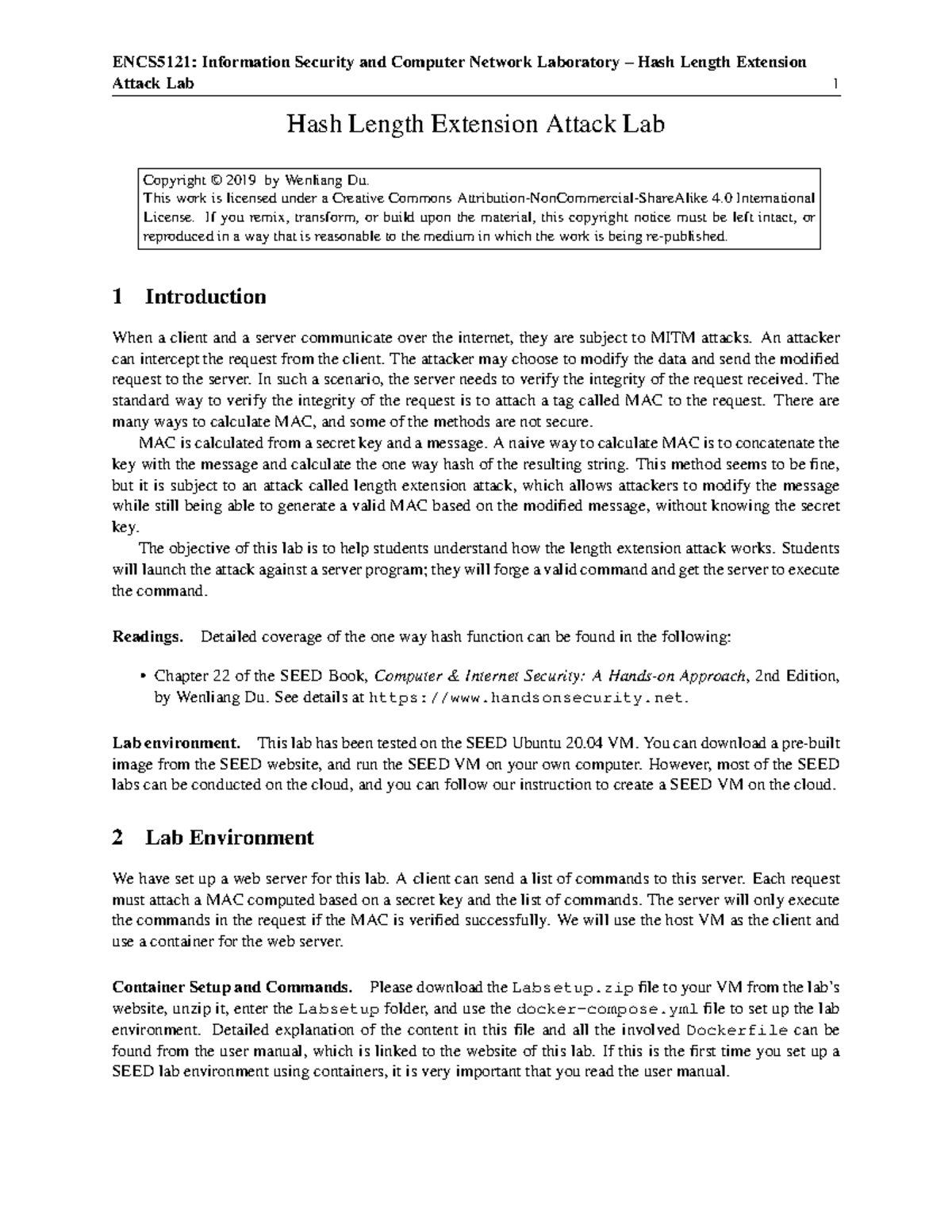 Exp4 Lab: Hash Length Extension Attack Overview and Steps - Studocu