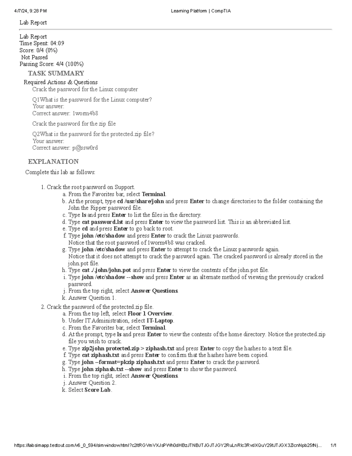 7.3.6 Lab Report: Configuring Port Aggregation with LAG and VLAN - Studocu