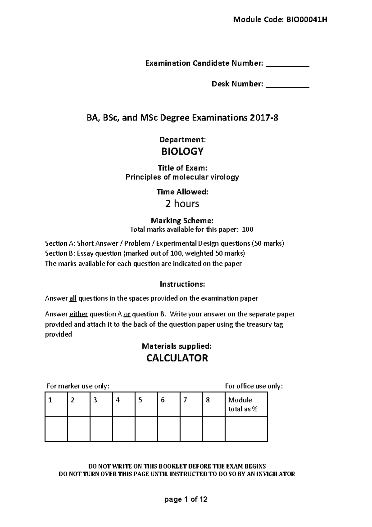 Principles of molecular virology Questions with feedback - Warning: TT: undefined function: 32 ...