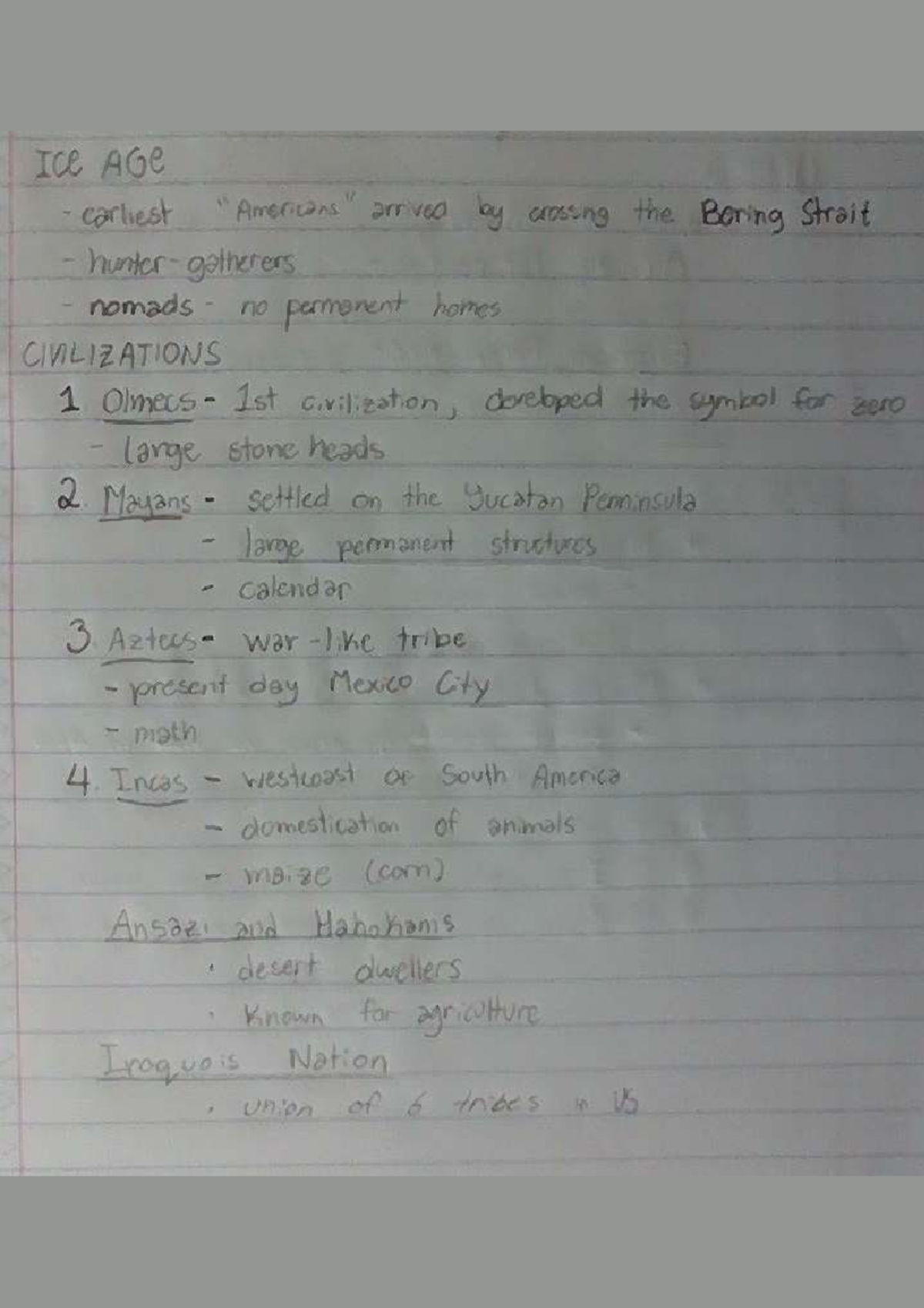 Unit 1: Early Civilizations and Explorers - AMER STU Notes - Studocu