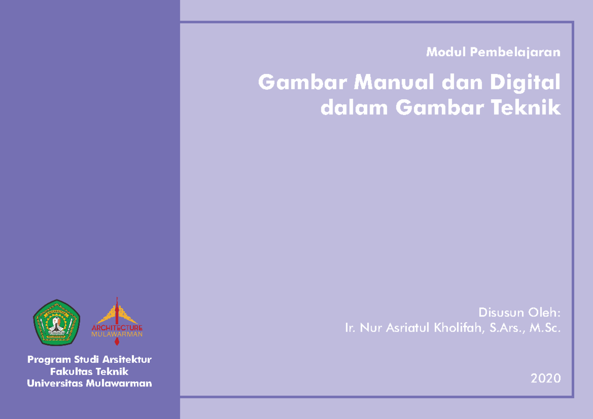 Modul Pembelajaran Gambar Teknik Arsitektur (GAMTEK-2020) - Studocu