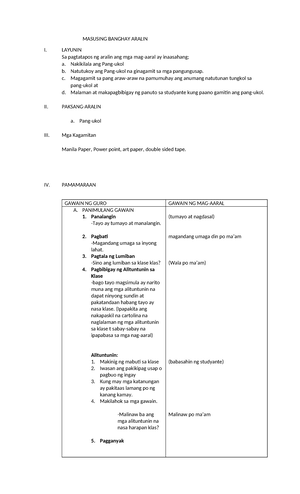 Pagpapantig lesson plan - Department of Education REGION III – CENTRAL ...
