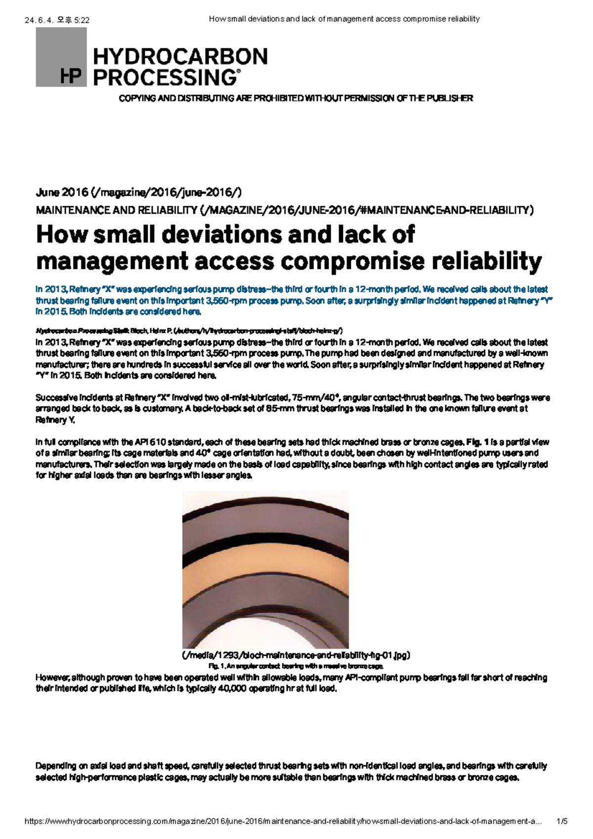 How small deviations and lack of management access compromise ...