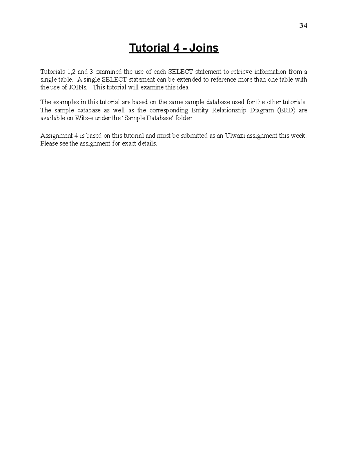 Tutorial 34: Joins - Understanding SQL Joins and Their Applications ...