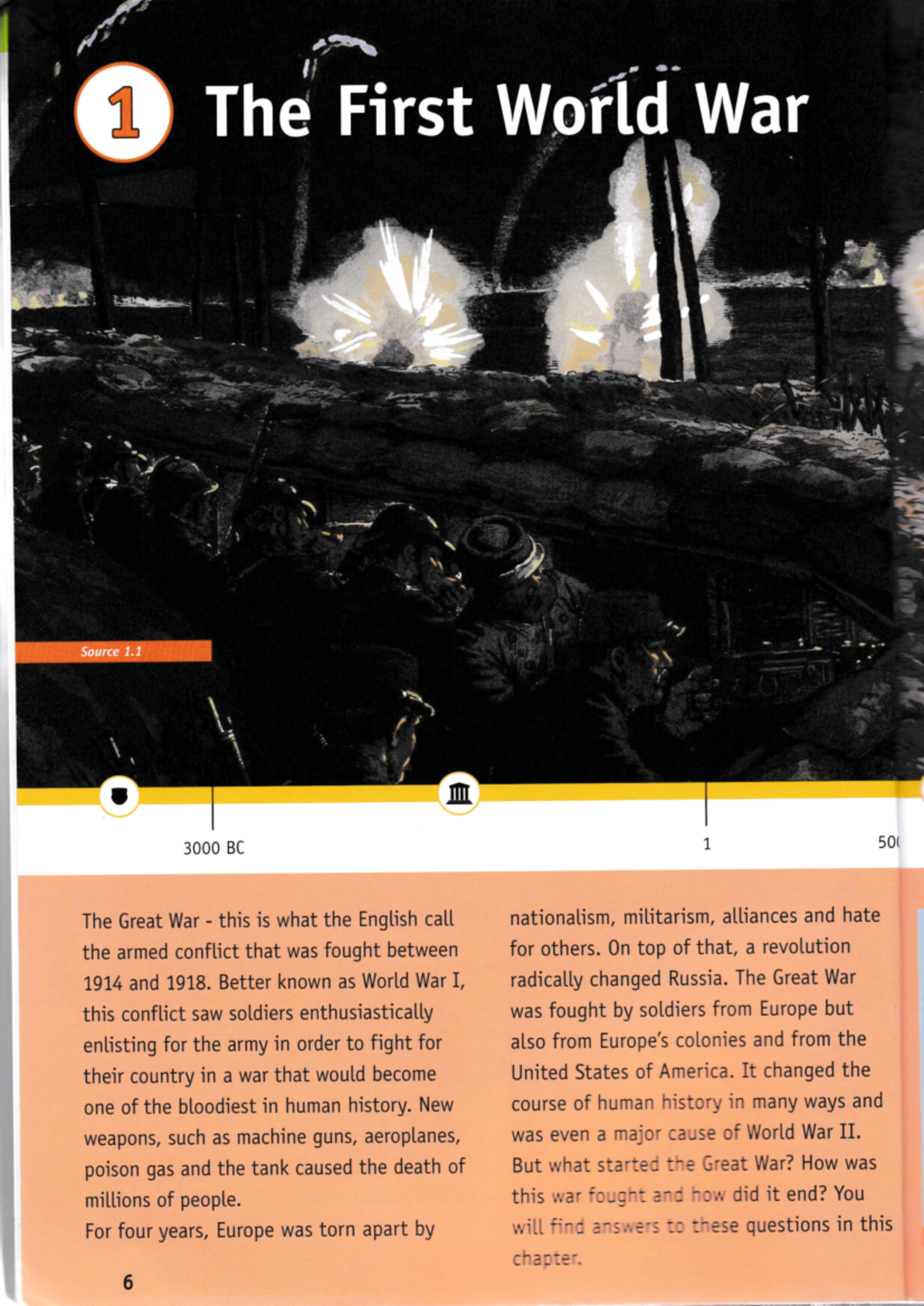 Chapter 1: The First World War Overview and Key Events (3TVWO ...