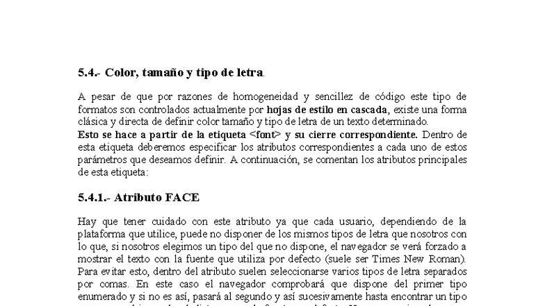 Práctica 3: Color, Tamaño y Tipo de Letra en HTML (902) - Studocu