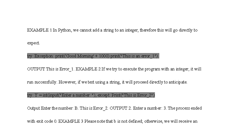 Discussion Assignment 1101: Unit 8 - Debugging Python Code Examples ...
