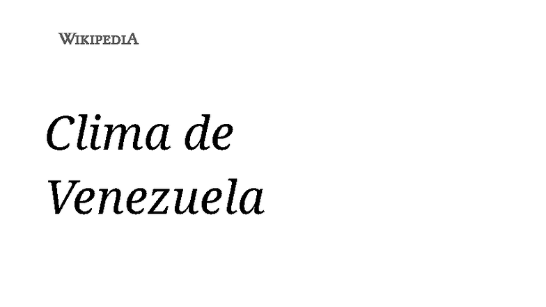 Clima de Venezuela: Clasificación y Características (Geografía 101 ...