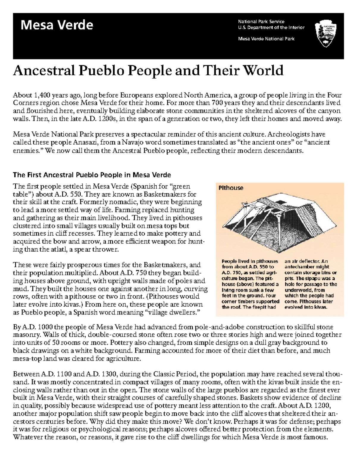 Ancestral Pueblo People: Insights into Mesa Verde's Civilization (2018 ...