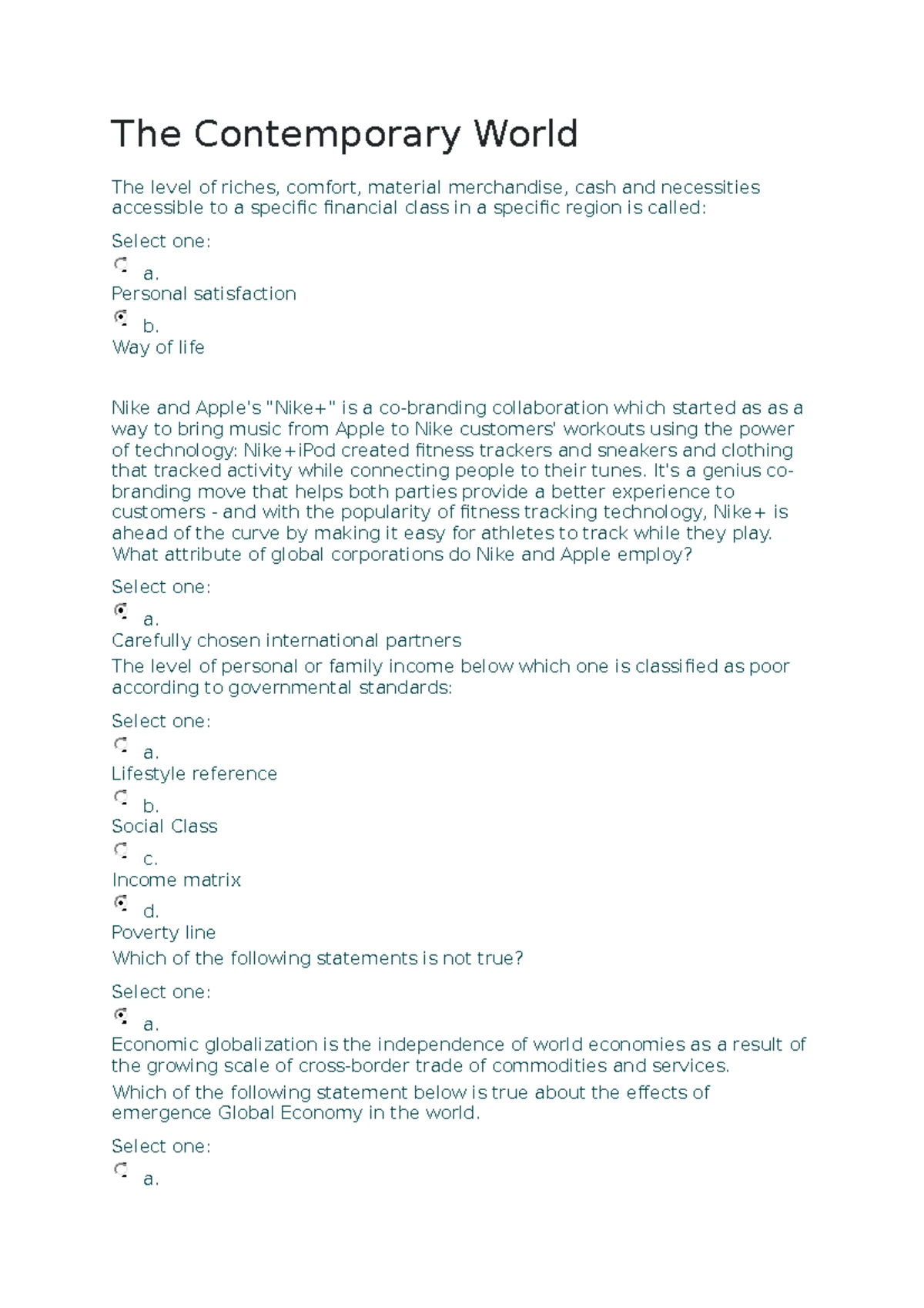 Mathematics in the Modern World - Chapter 1 Summary - Studocu