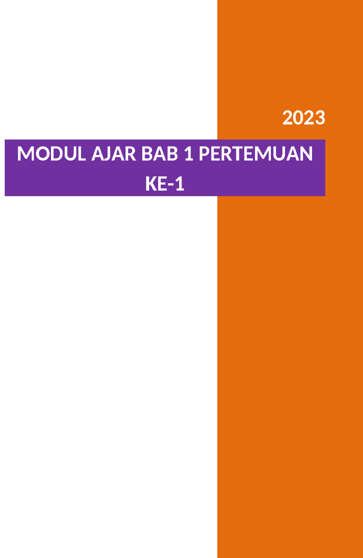 Modul Ajar Bahasa Indonesia Kelas 3: Mengamati Gambar, Tanda Baca, dan ...