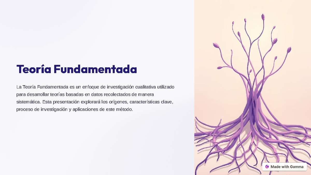 Teoria-Fundamentada - descripcion de teoria fundamentada - Teoría ...