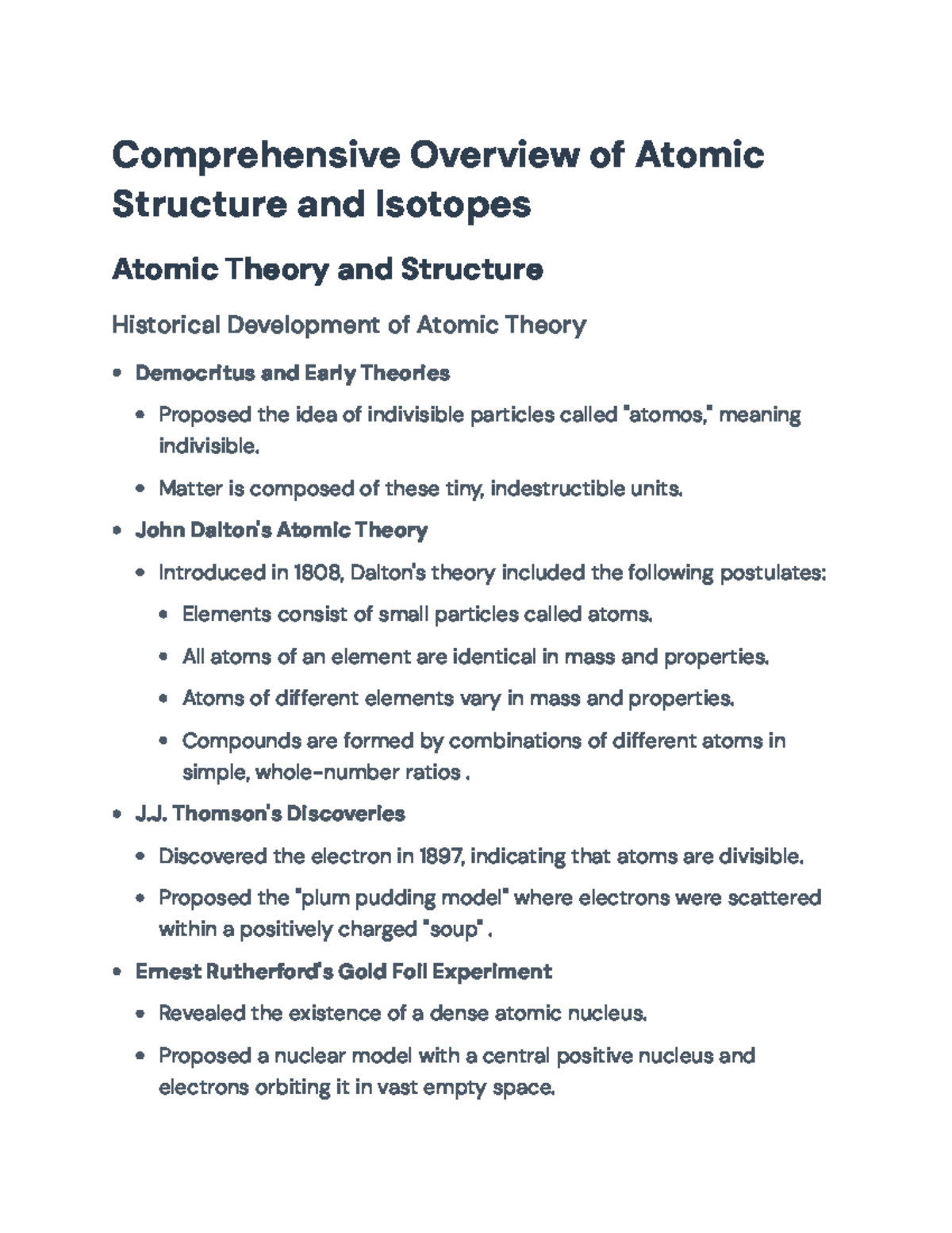 Understanding Atomic Structure & Isotopes - [Course Code] Overview ...